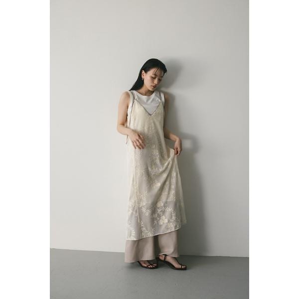 スタイルミキサー（STYLEMIXER）/ラティスレースキャミワンピース