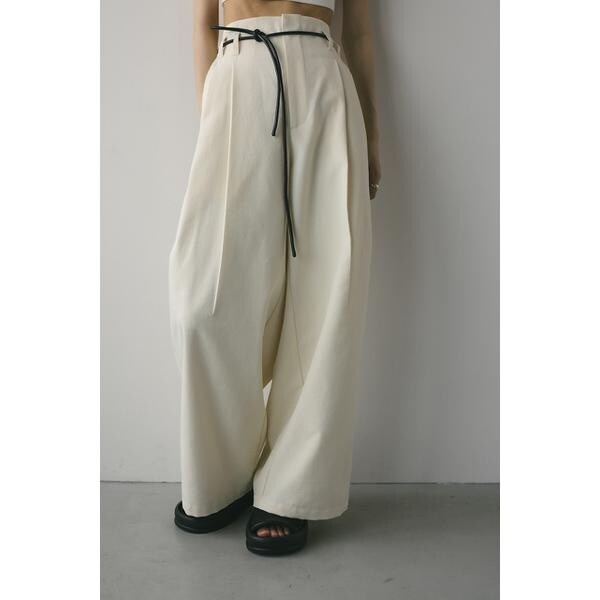 スタイルミキサー（STYLEMIXER）/ローウエストベルトワイドパンツ