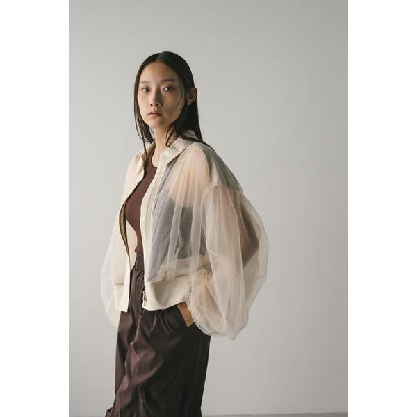 スタイルミキサー（STYLEMIXER）/シアーギャザーブルゾン