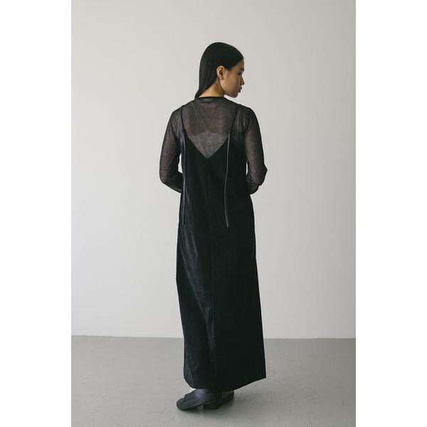 スタイルミキサー（STYLEMIXER）/パイピングベロアキャミワンピース