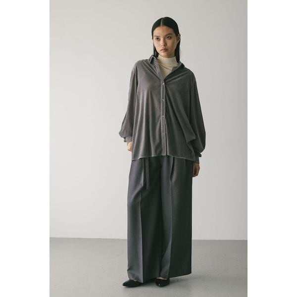 スタイルミキサー（STYLEMIXER）/ベロアルーズシャツ