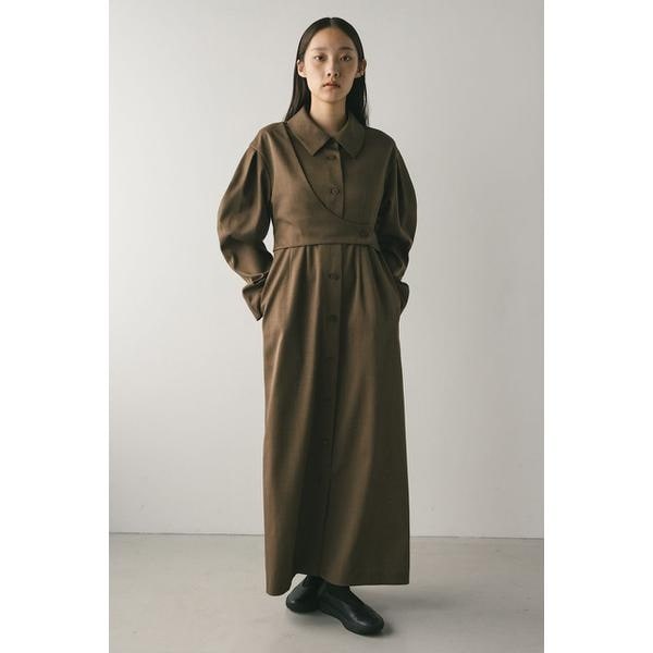 スタイルミキサー（STYLEMIXER）/アシンメトリーシャツワンピース