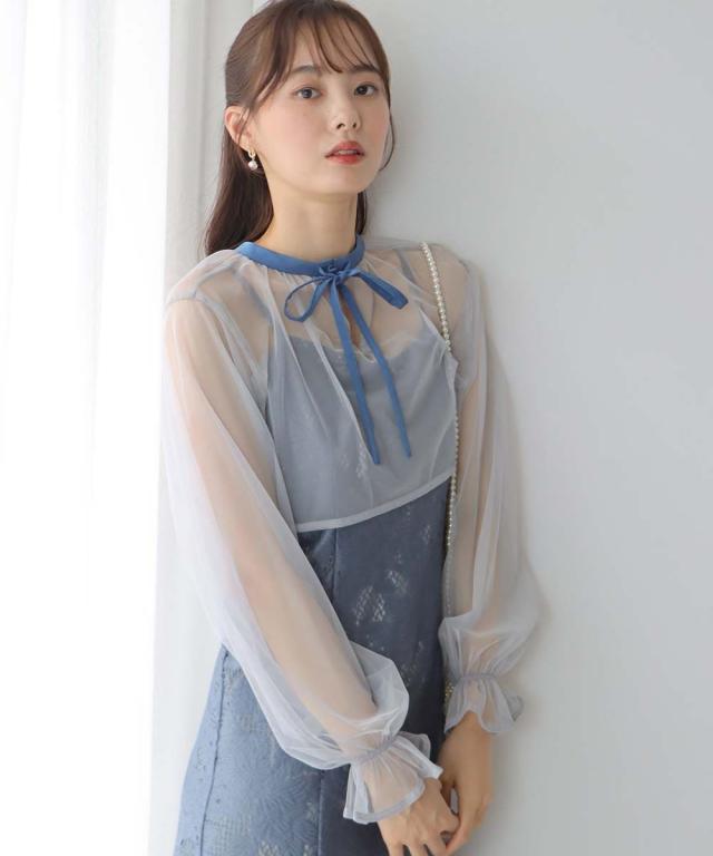 ブルーイースト（BLUEEAST）/ボレロｘレースマーメイドパーティードレス