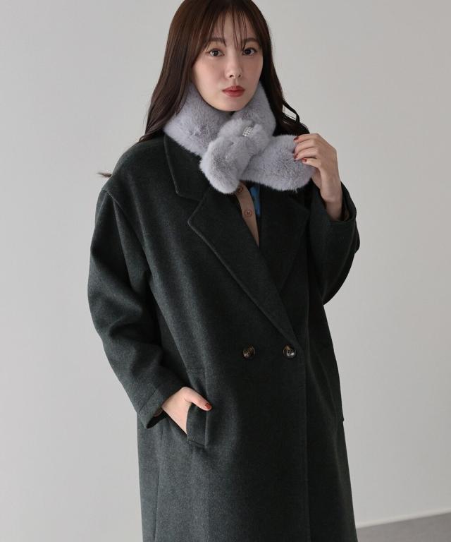 ブルーイースト（BLUEEAST）/テーラードウールロングコート