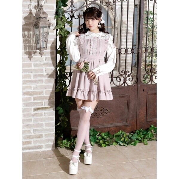 ノエミー（NOEMIE）/バックレースアップドレッシージャンパースカート