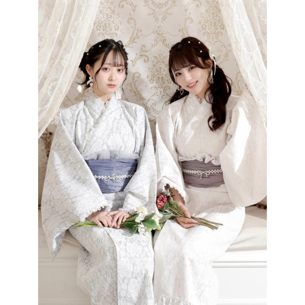 ノエミー（NOEMIE）/お嬢さん総レースフリルセパレート浴衣