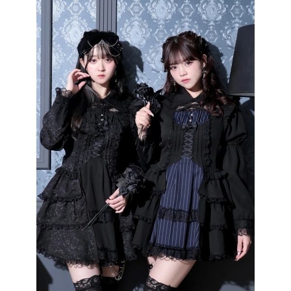 ノエミー（NOEMIE）/ゴシックドレッシーデコルテクロスセットアップ