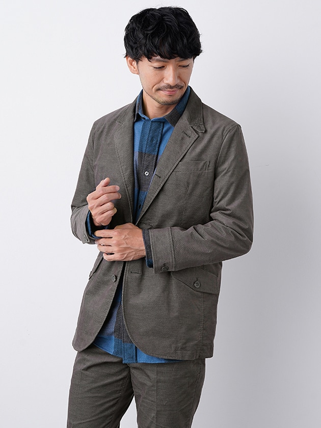 エレメント オブ シンプルライフ（element of SIMPLE LIFE）/ドビーコールコンバーチブルジャケット