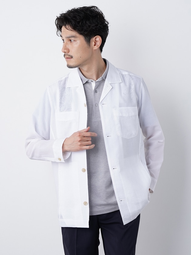 エレメント オブ シンプルライフ（element of SIMPLE LIFE）/サマーリップルシャツブルゾン