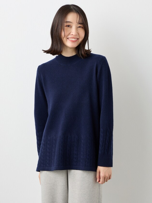 エレメント オブ シンプルライフ（element of SIMPLE LIFE）/Ａラインケーブルプルオーバー