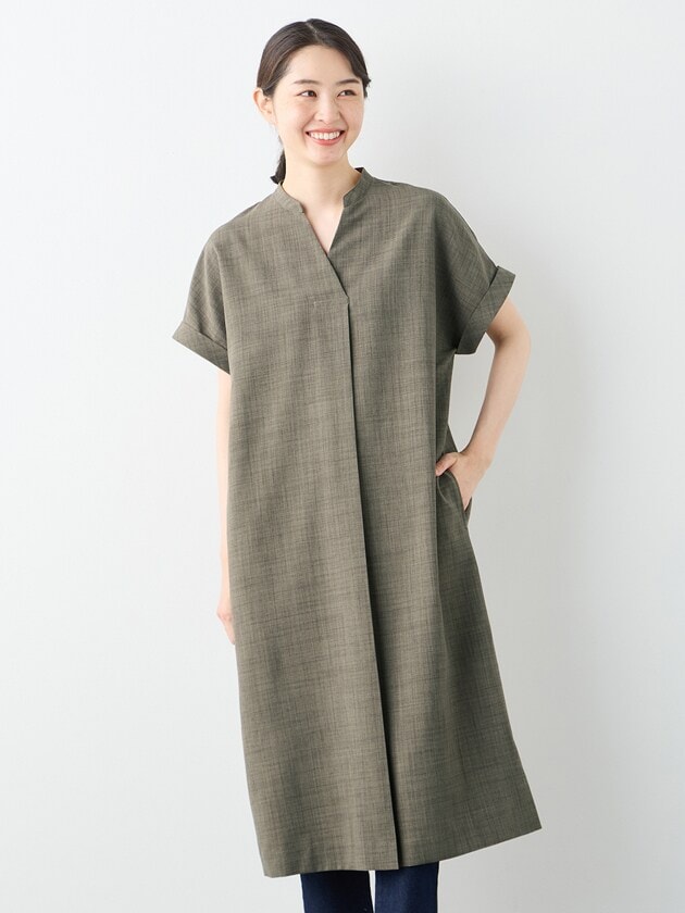 エレメント オブ シンプルライフ（element of SIMPLE LIFE）/リネンタッチワンピース