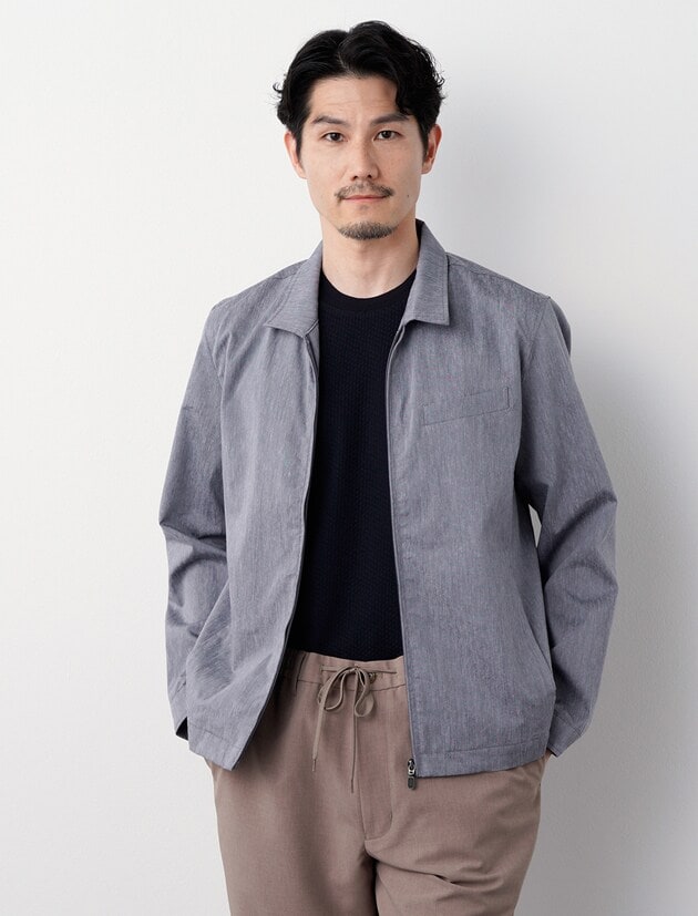 エレメント オブ シンプルライフ（element of SIMPLE LIFE）/リネンブレンドサマーブルゾン