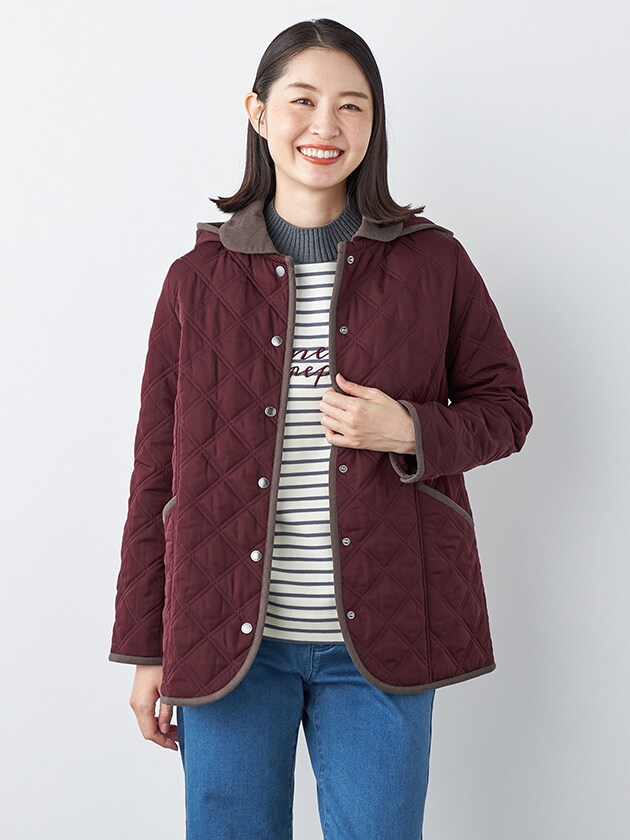 エレメント オブ シンプルライフ（element of SIMPLE LIFE）/Wステッチ中綿ジャケット