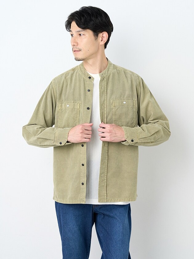 エレメント オブ シンプルライフ（element of SIMPLE LIFE）/コーデュロイ長袖シャツアウター