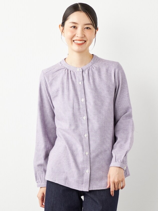 エレメント オブ シンプルライフ（element of SIMPLE LIFE）/ウォーミー千鳥ブラウス