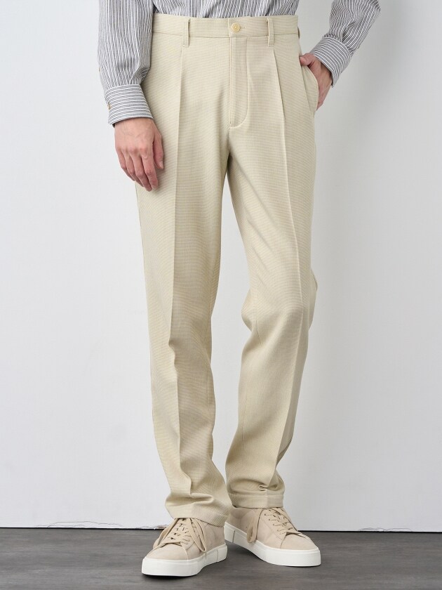 【NEW】エレメント オブ シンプルライフ（element of SIMPLE LIFE）/ツイルソフトドビーワンタックスラックス