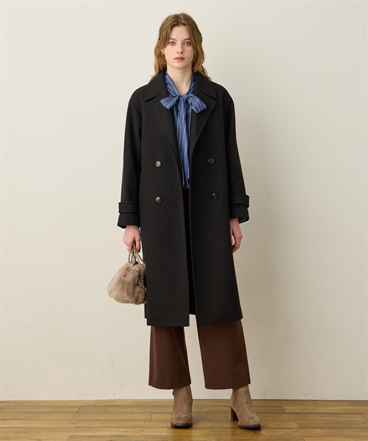 ルスークホリデー（LE SOUK HOLIDAY）/ダブルチェスターロングコート