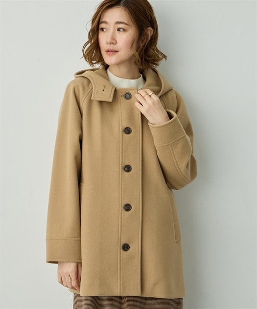 プチ オンフルール（Petit Honfleur）/フェイクウールコート