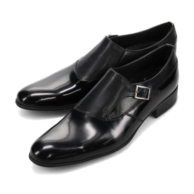 ランバン コレクション（LANVIN COLLECTION）/【LANVIN COLLECTION】異素材MIXフォーマルプレーンシングルモンクストラップ