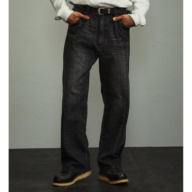 ラングラー（Wrangler）/【ユニセックス】リメイクワイドジーンズ