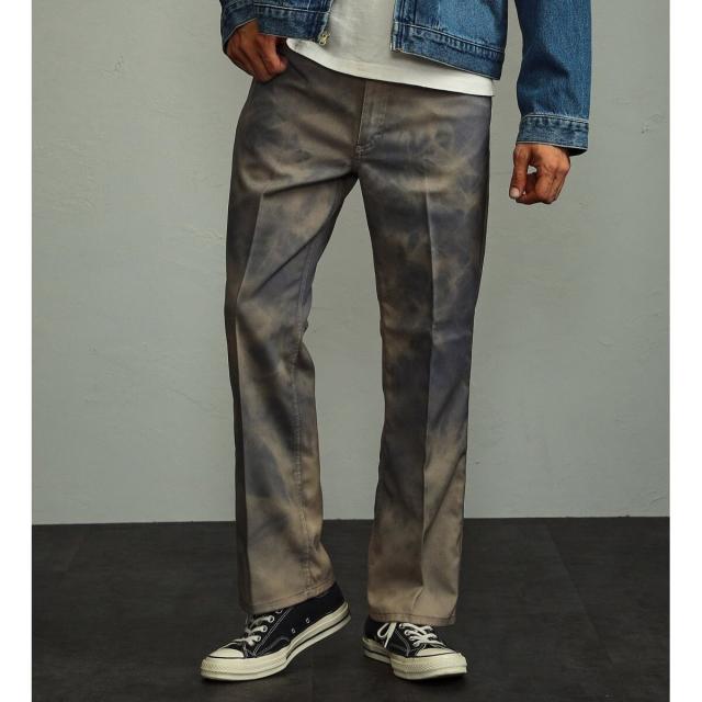 ラングラー（Wrangler）/ランチャー フレアードレスパンツ タイダイ風