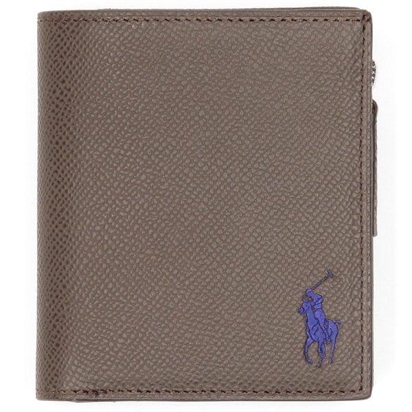 ポロ ラルフ ローレン（POLO RALPH LAUREN）/ポロ ラルフローレン ファスナー小銭入付き縦型折り財布