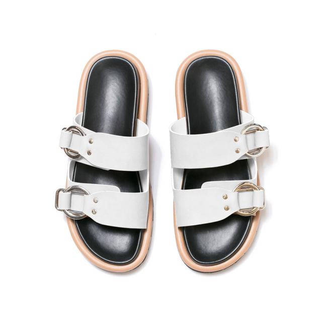 エマフランシス（Emma Francis）/フットベッド ダブルベルト サンダル