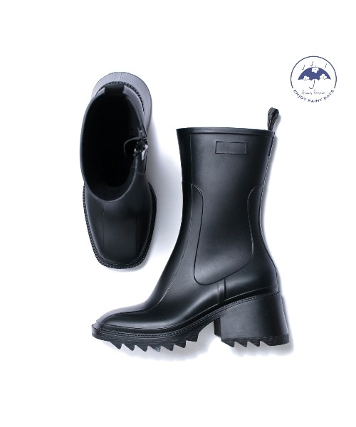 エマフランシス（Emma Francis）/スクエアトゥ レインブーツ