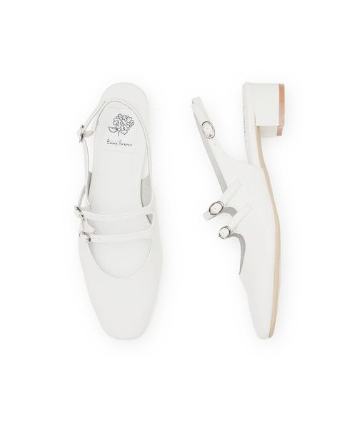 エマフランシス（Emma Francis）/ダブルストラップ 3cmミュール