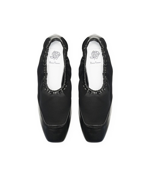 エマフランシス（Emma Francis）/ギャザー ネット フラットパンプス