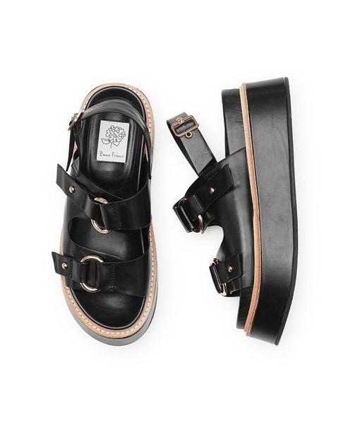 エマフランシス（Emma Francis）/ボリュームソール リングバックル サンダル