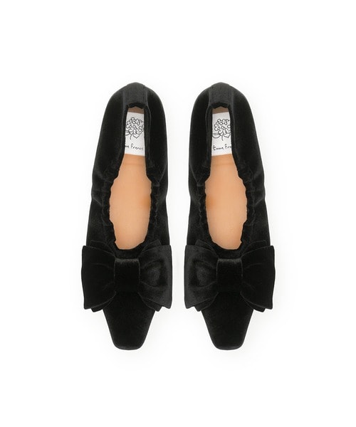 エマフランシス（Emma Francis）/ビッグリボン シャーリング パンプス