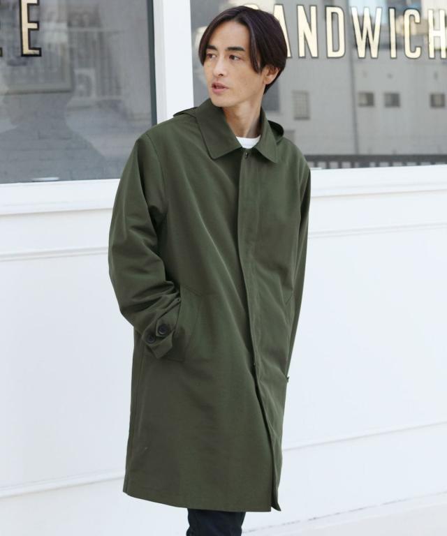 スプートニクス/フード脱着ステンカラーコート