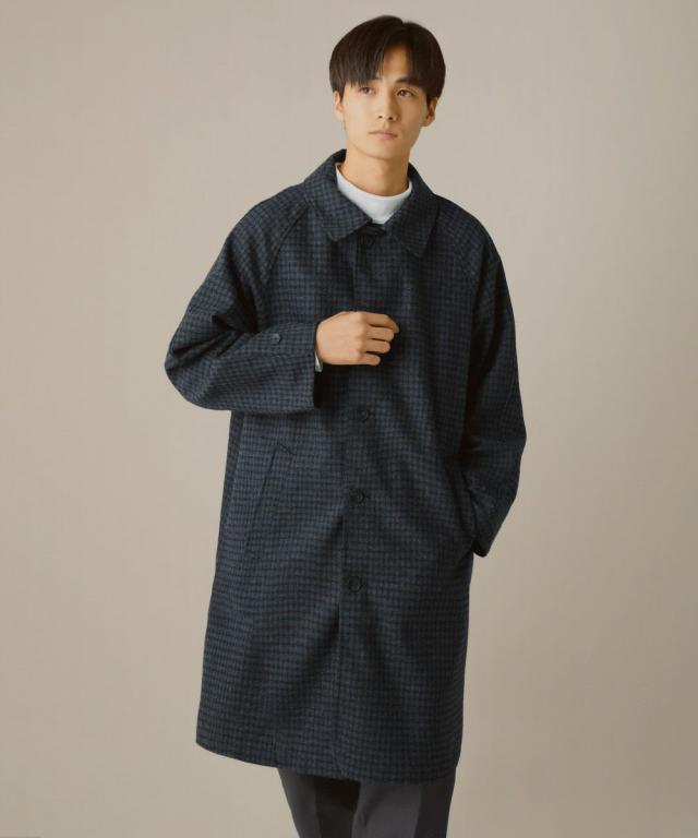 スプートニクス（SPUTNICKS）/＜SLICK＞クラシックチェックリバーシブルバルカラーコート