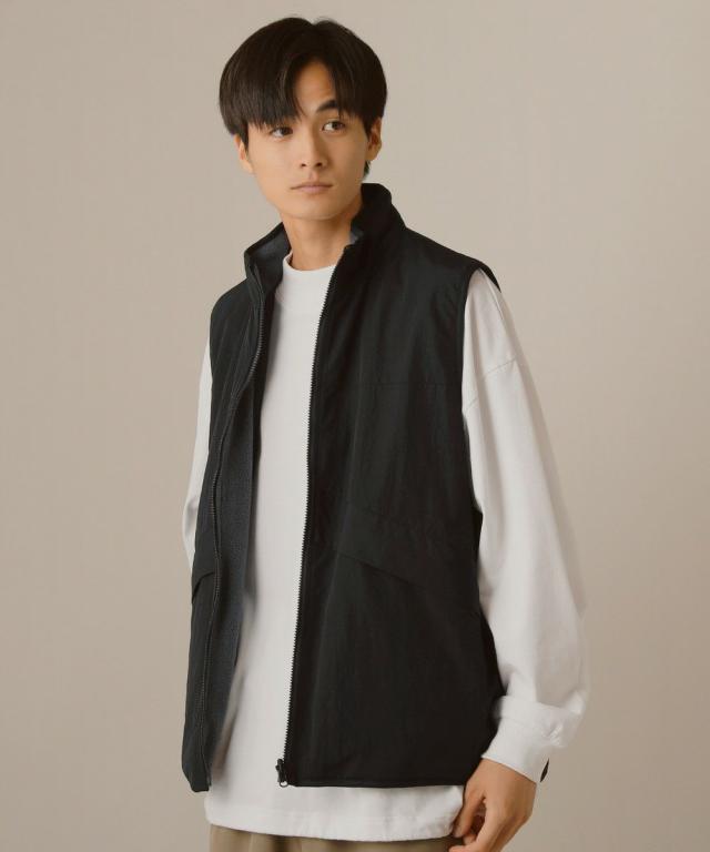 スプートニクス（SPUTNICKS）/＜SLICK＞リバーシブルスタンドベスト