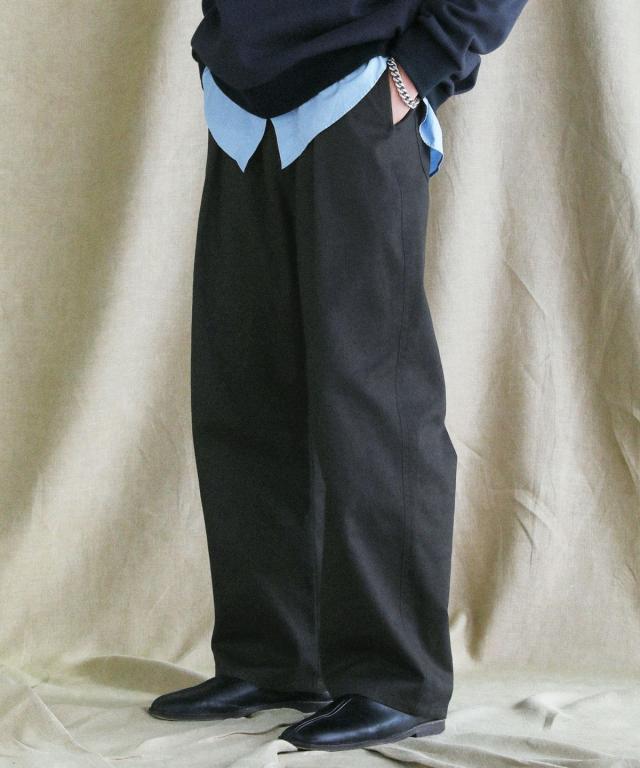 スプートニクス（SPUTNICKS）/【日本製】遠州ヴィンテージツイル1タックイージーカーブパンツ