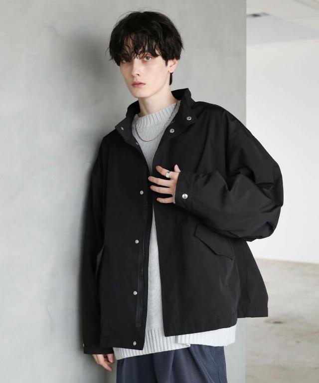 アストロノミー/ビッグシルエットドロップショルダーショートモッズブルゾン