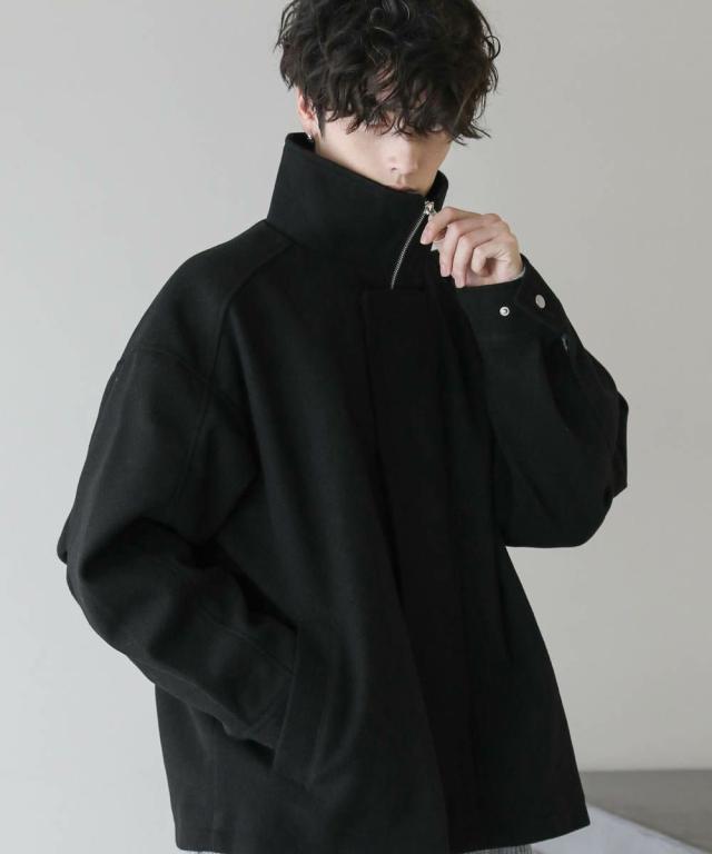 アストロノミー（ASTRONOMY）/ビッグシルエットメルトンスタンドネック