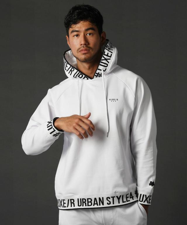 レジェス（REZES）/R/厚盛りゴムラバープリントポンチパーカー