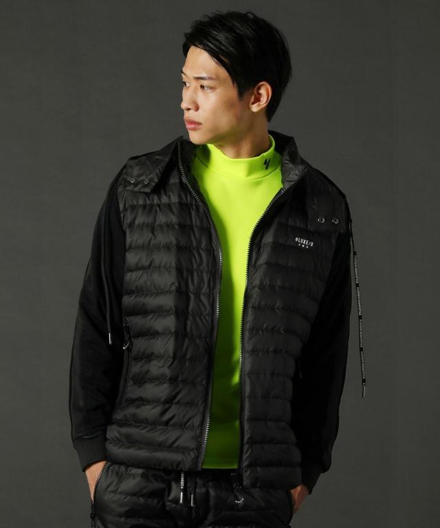 レジェス（REZES）/＜LUXE/R＞高密度タフタダウンフードジップジャケット