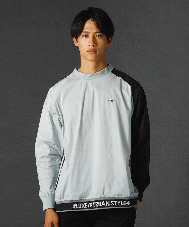 レジェス（REZES）/＜LUXE/R＞撥水ストレッチ布帛止水ジッププルオーバー