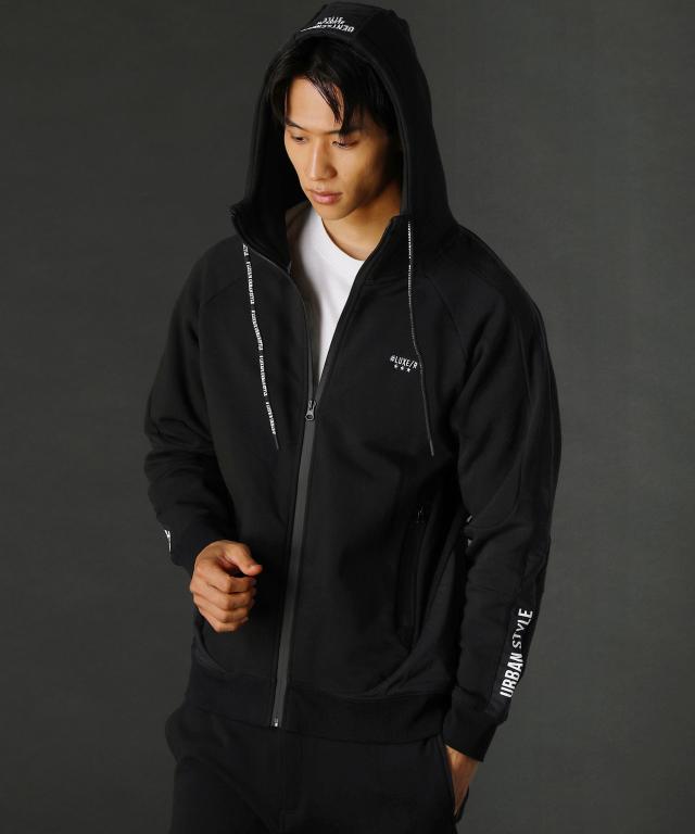 レジェス（REZES）/＜LUXE/R＞ナイロンツイル切替裏起毛ハイネック止水