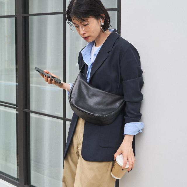 ラシット（russet）/【SNS人気商品】ソフトレザーラウンドショルダー