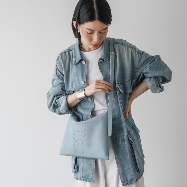 ラシット（russet）/＜本革・370g＞ソフトレザーショルダーバッグ（CE−1547）