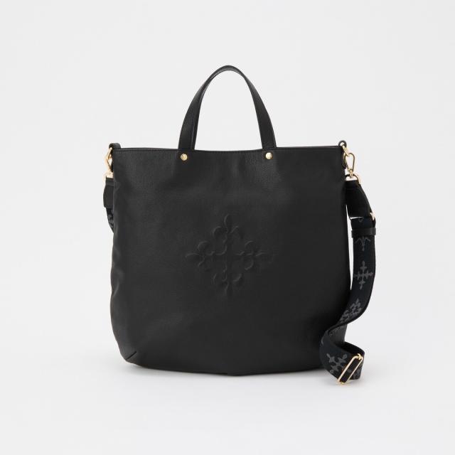 ラシット（russet）/【名品】エンボスモノグラム 2WAYトートバッグ(CE