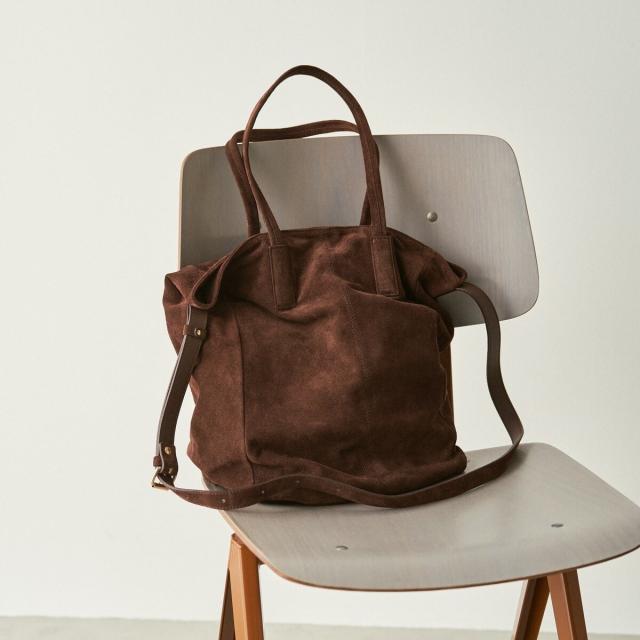 ラシット（russet）/スエード2WAYトートバッグ(CE−1577)