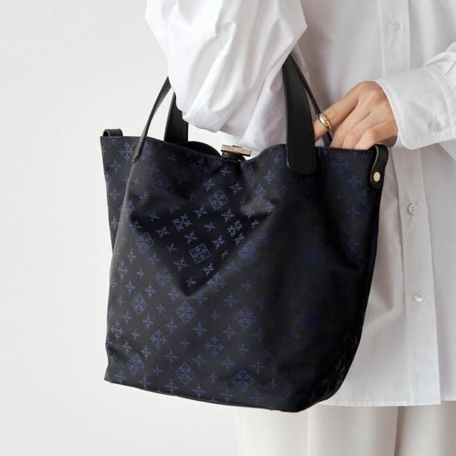 ラシット（russet）/ナイロンジャガード2WAYハンドバッグ(SF−260)