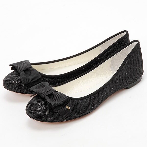 ランバン オン ブルー（LANVIN en Bleu）/リボンモチーフカッターパンプス