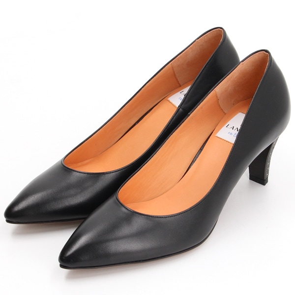 ランバン オン ブルー（LANVIN en Bleu）/ポインテッドトゥビジューヒールパンプス