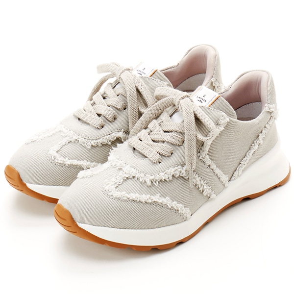 ランバン オン ブルー（LANVIN en Bleu）/レースアップデニムスニーカー